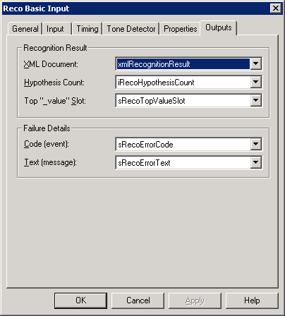 Speech Recognition Overview Technical Reference - Analyze the result