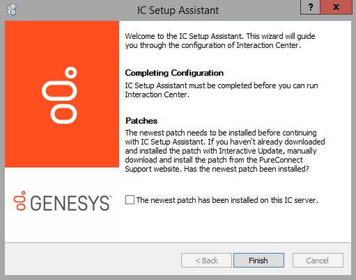 PureConnect Installation and Configuration Guide - Launch IC Setup ...
