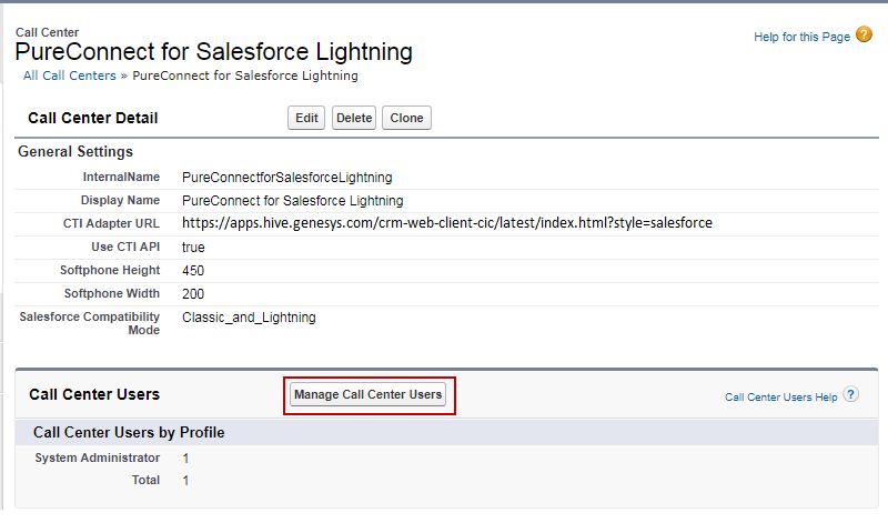 Pureconnect For Salesforce Integration Adminstrators Guide Move Users To The New Pureconnect