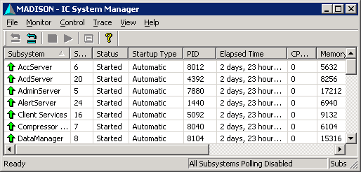 Log Viewer Help - Use CIC System Manager to set trace levels
