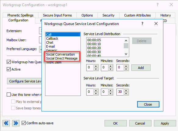 Social Media Technical Reference - User and Workgroup Configuration