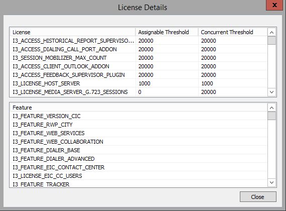 PureConnect Installation and Configuration Guide - License file