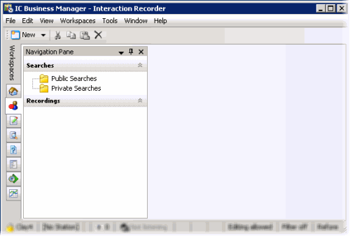 Interaction Recorder Client for IC Business Manager Help - Interaction Recorder User Interface