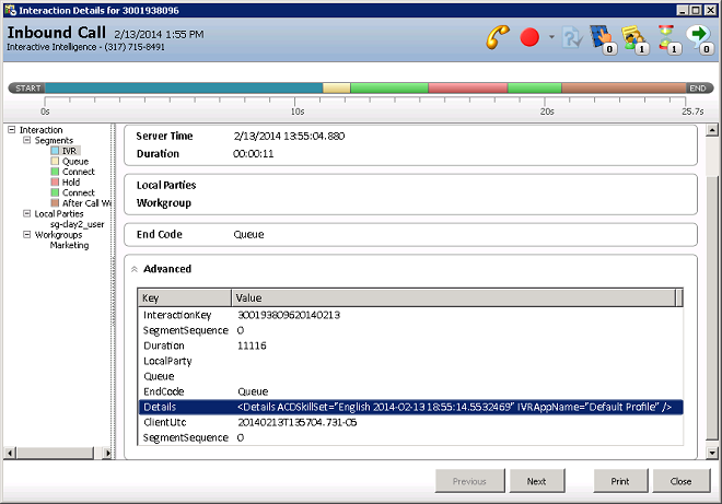 Interaction Tracker Help - Tracking ACD Skill Set
