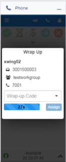 PureConnect for Salesforce - Wrap up a call