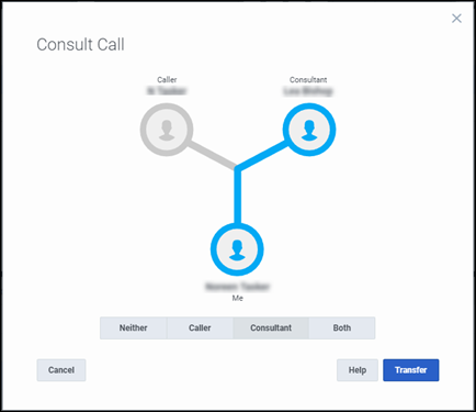 Interaction Connect Help - Consult Transfer a Scripter Call