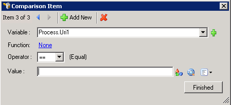 Interaction Process Automation Designer Help - Calculation Editor - URI